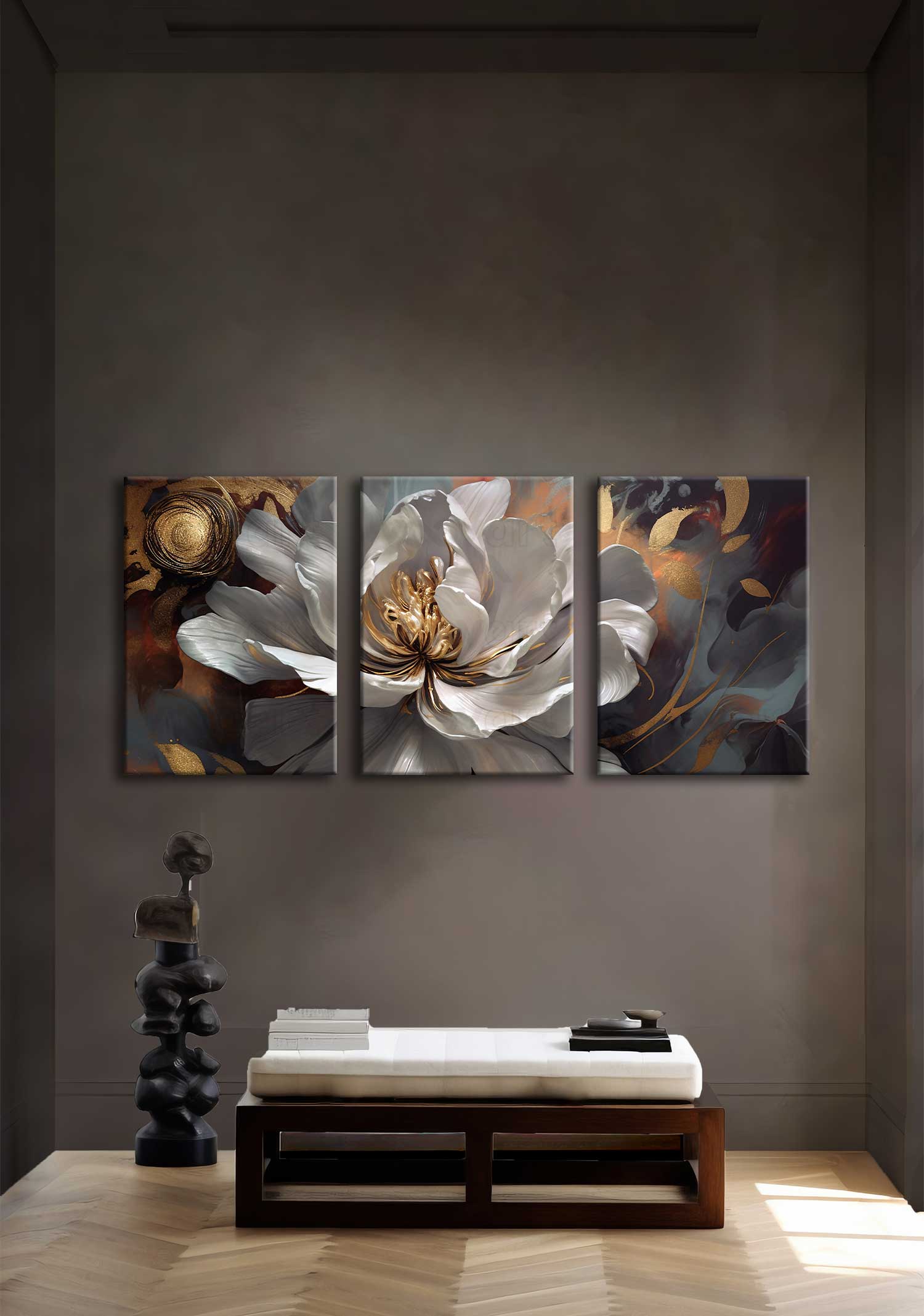 Kanvas Duvar Tablosu 3’lü Canvas Tablo Seti – VOOV4222 – Voovart